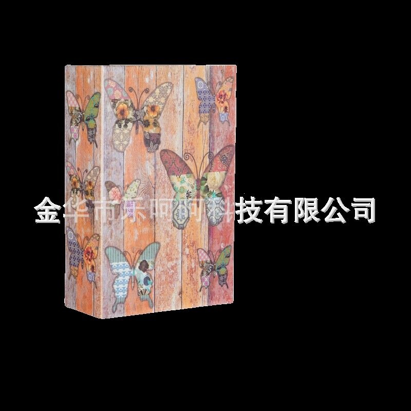 Бабочка маленький замок с ключом книжный сейф для хранения дома