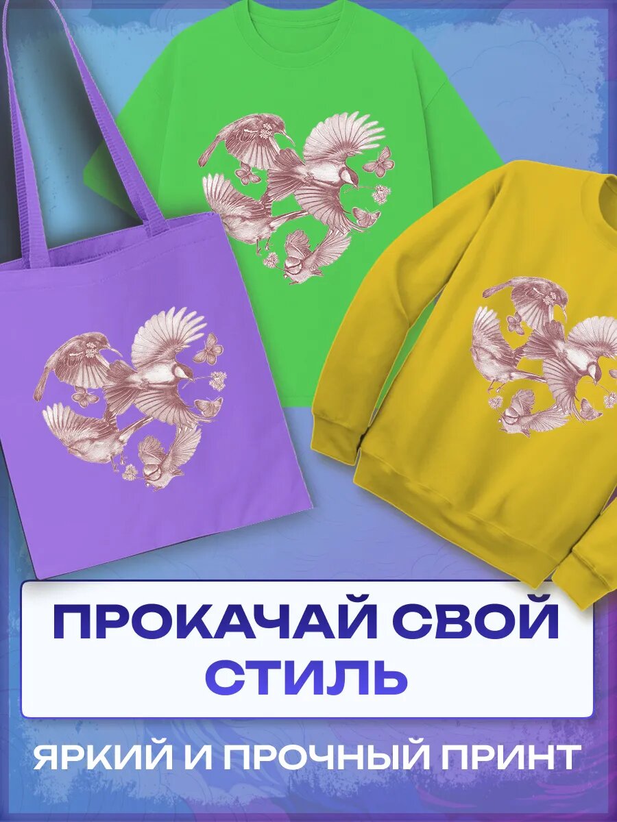 Термонаклейка Птицы — фото 1