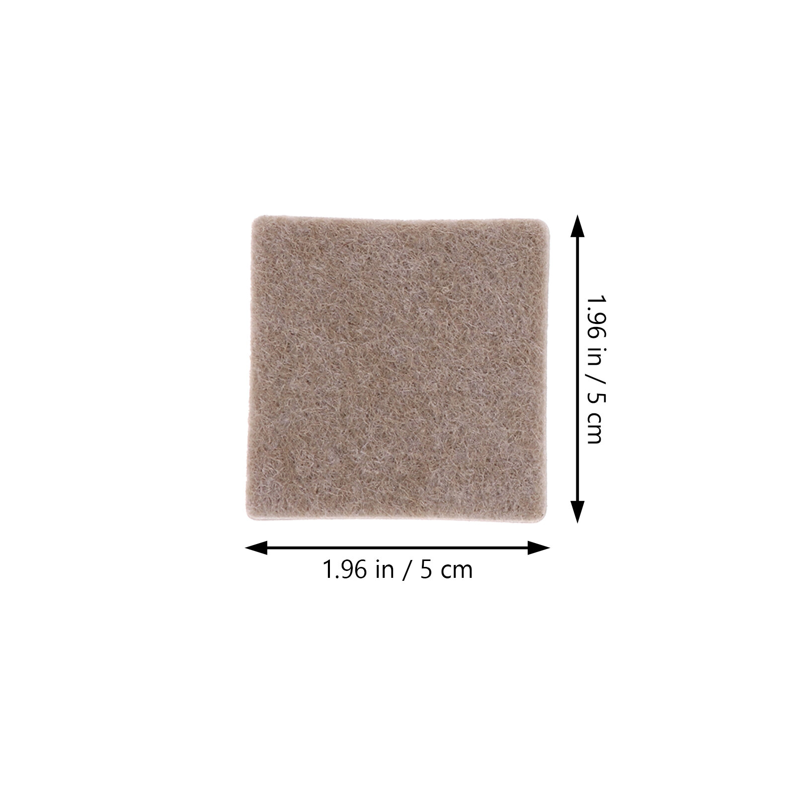 Набор из 64 антискользящих войлочных прокладок для защиты floors, 5x5 см