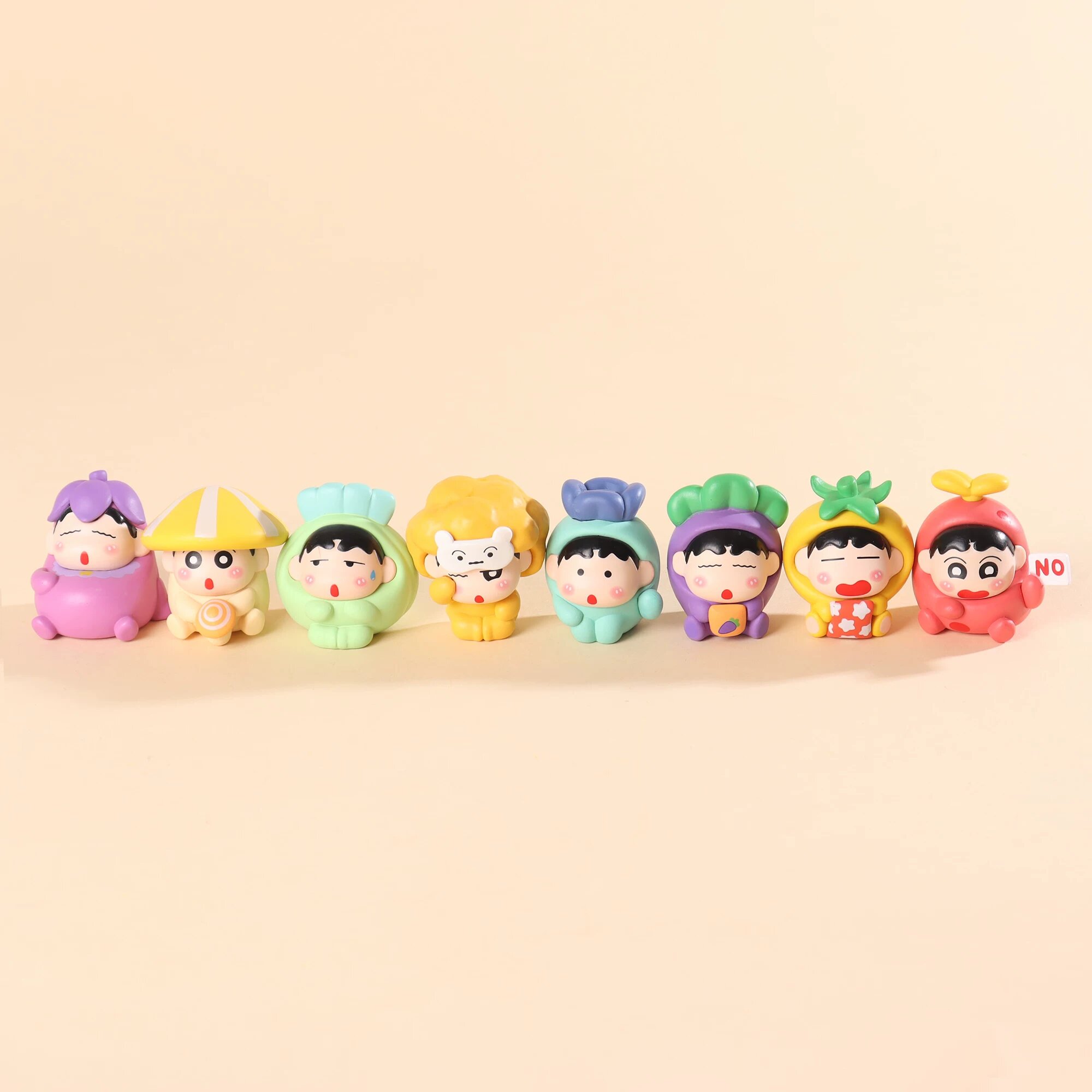 Crayon Shin-chan Mengli Слепая коробка A-стиль 8-шт комплект в OPP пакете 3см
