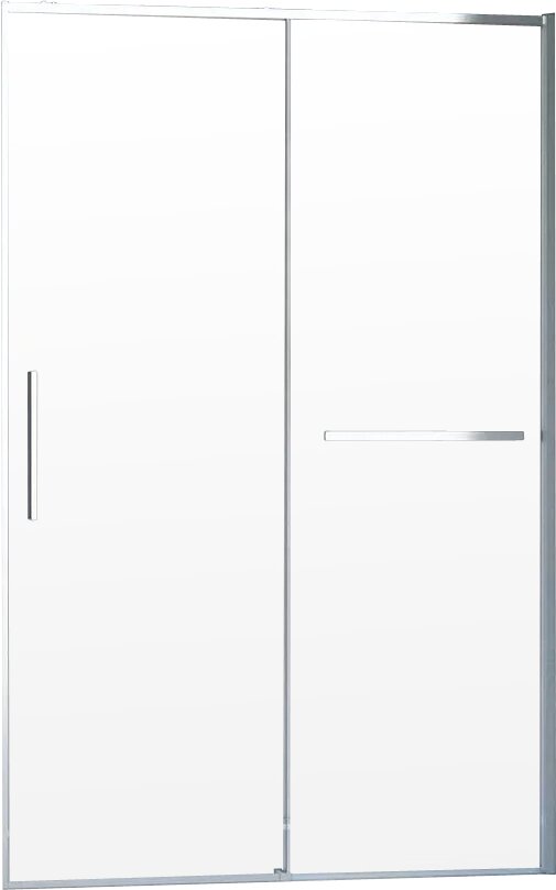 Душевая дверь в нишу Vincea Slim Soft VDS-1SS100CL стеклянная, раздвижная, 100 см, одностворчатая, итальянская