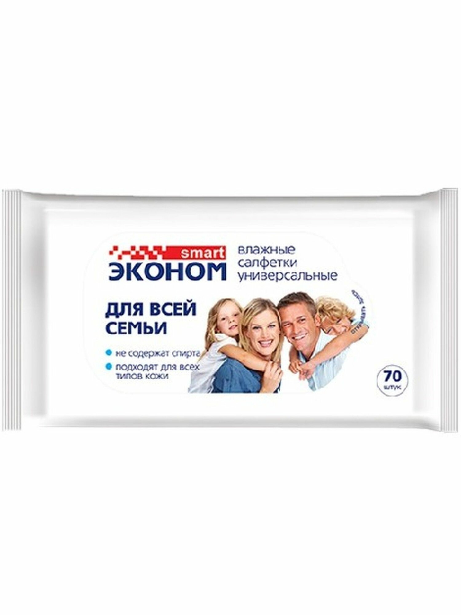 Эконом Smart Салфетки Влажные для Всей Семьи N70