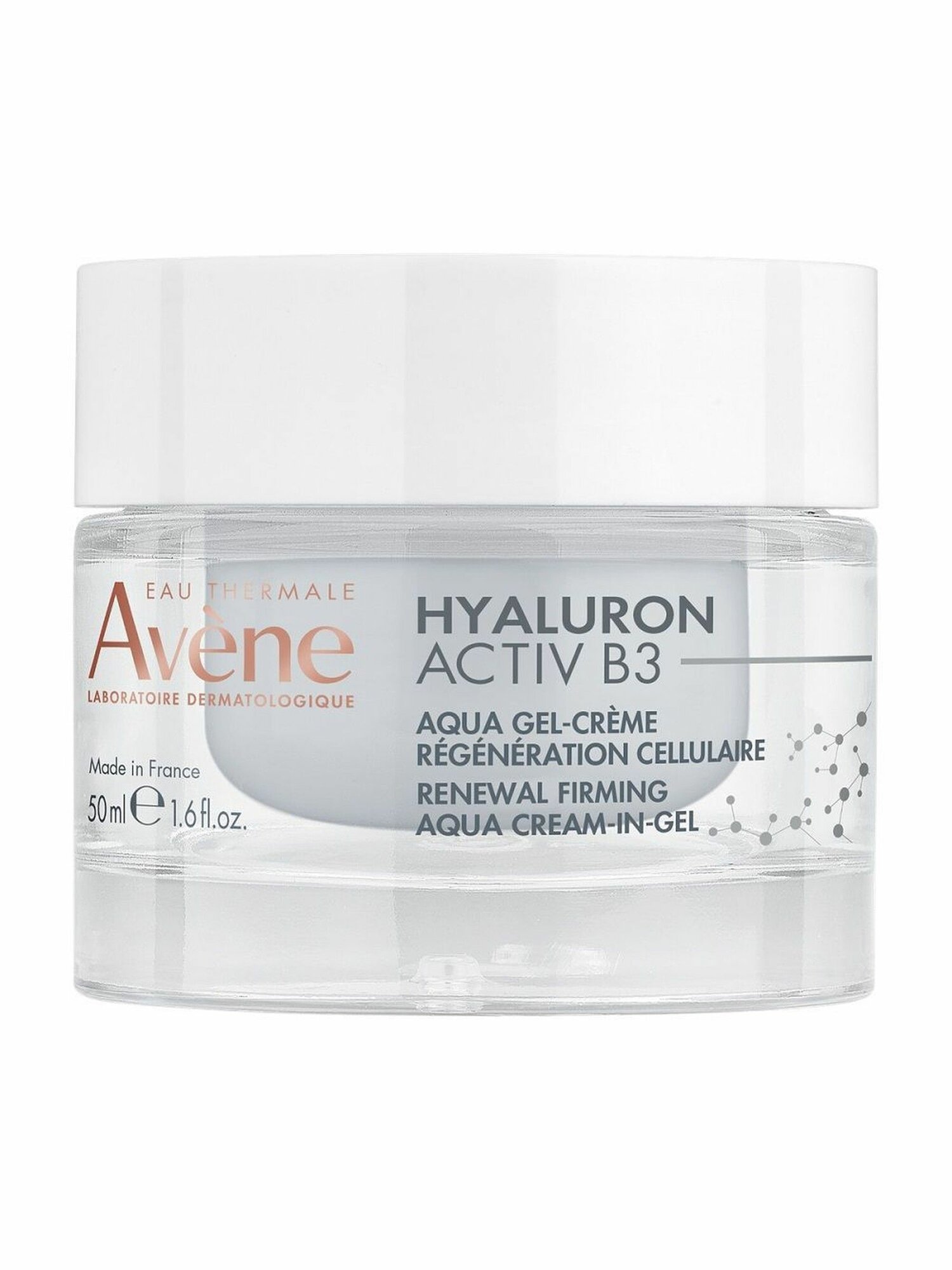 Гель-аква регенерирующий дневной 2 в 1 Hyaluron Active B3 Avene (Авен банка 50 мл)