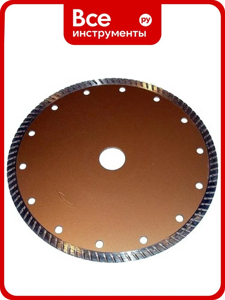Диск отрезной алмазный 180x2.4x7х22.23 мм для сухой резки Турбо CT1801 CNIC 24624