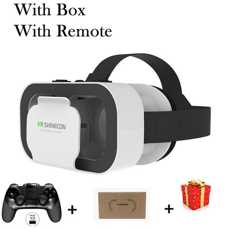VR-очки Shinecon 3D с пультом и коробкой