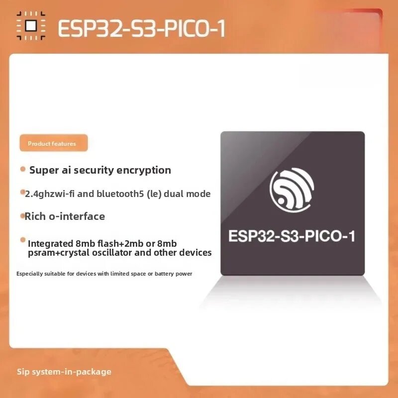 ESP32-S3-PICO-1-N8R8 двухъядерная система Wi-Fi и Bluetooth (2 шт.)