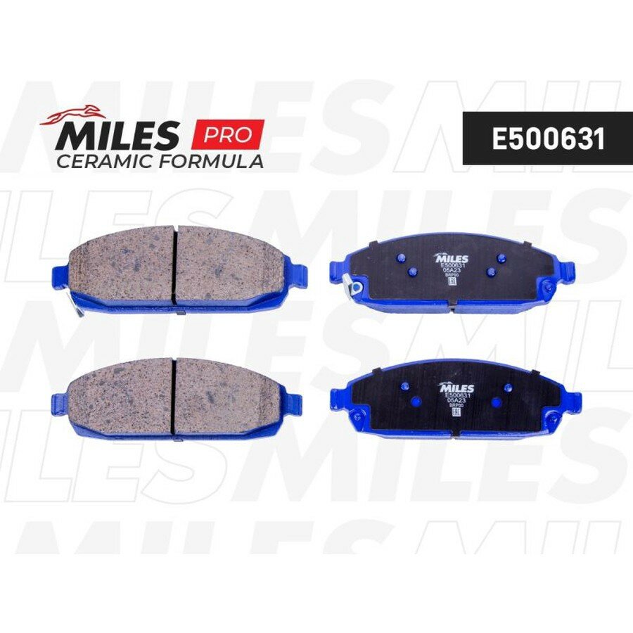 Колодки тормозные JEEP COMMANDER 05-/GRAND CHEROKEE 00- пер. Ceramic PRO MILES E500631