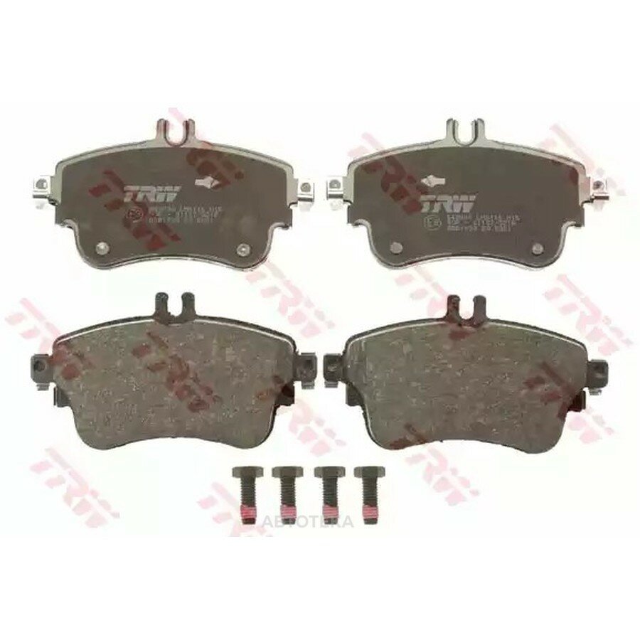 Колодки тормозные MERCEDES A(W176) 12-/B(W246) 11- передние L 129мм TRW GDB1933