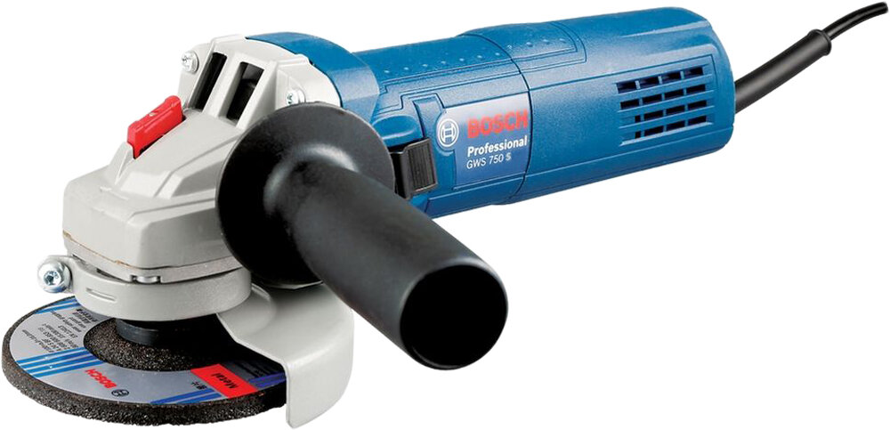 Углошлифовальная машина Bosch GWS 750 S синий