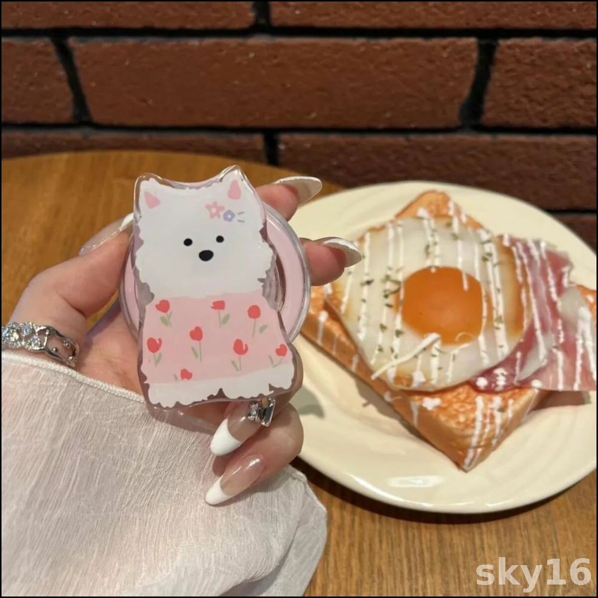 PopSocket магнитный с изображением собаки держатель для смартфона милый дизайн