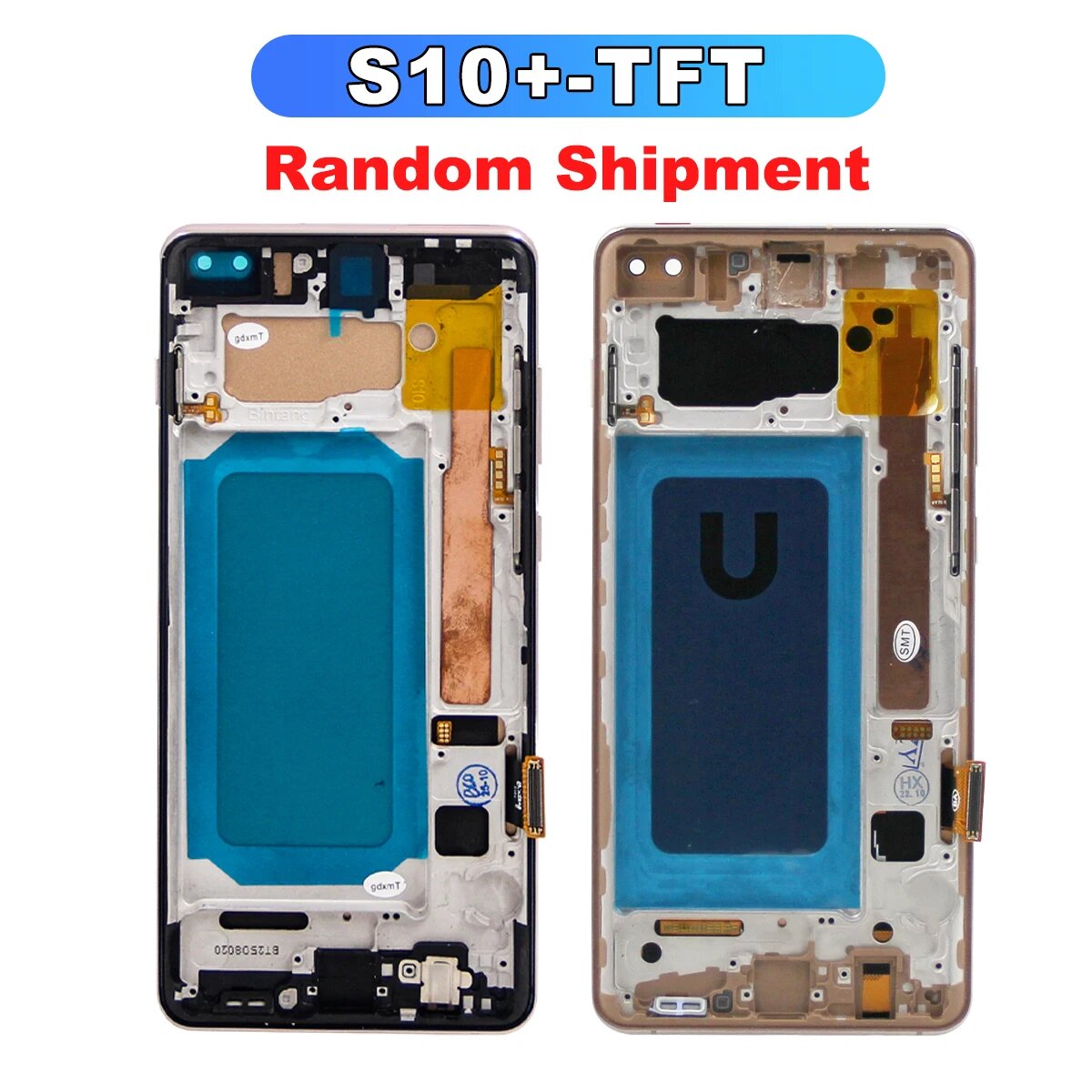 Экран Samsung S10+ TFT Gold With Frame