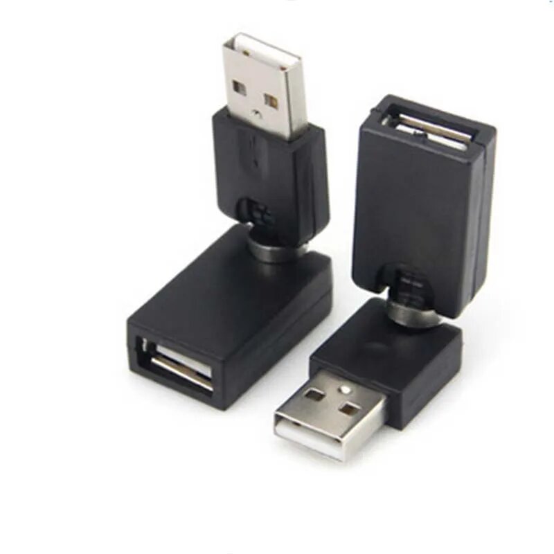 Удлинительный Кабель-адаптер с углом поворота 2,0 градусов, USB 360 папа-USB мама