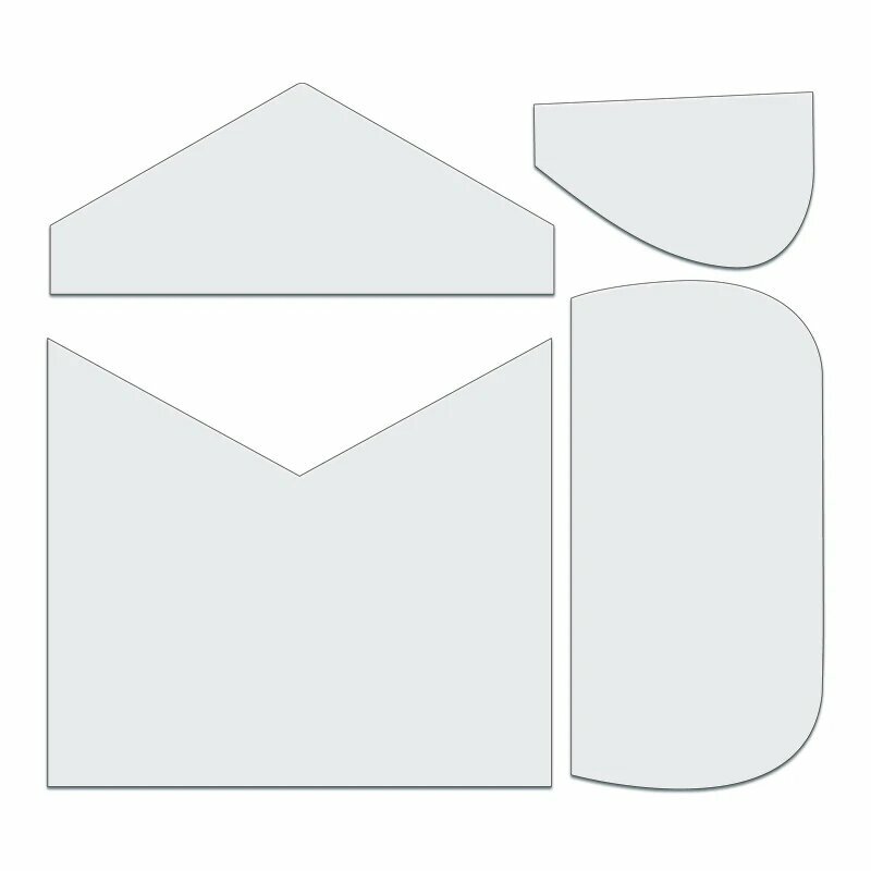 YOMDID Шаблоны для квилтинга 4 шт.