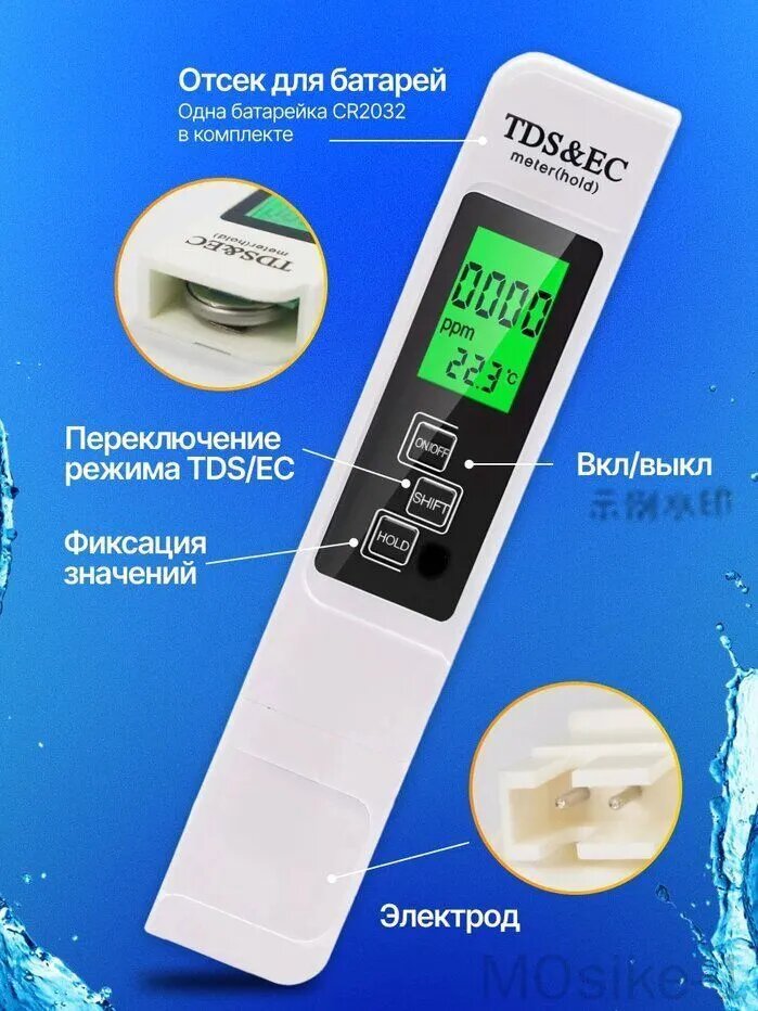 Тестер качества водыgrfgf — фото 1