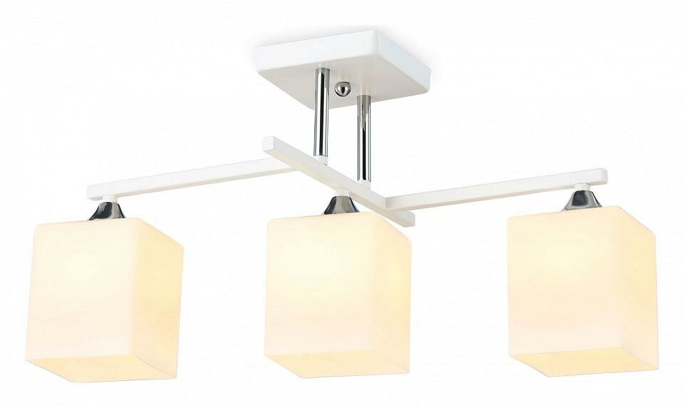 Люстра на штанге Ambrella Light TR TR303113 цвет плафона подвески Белый, цвет арматуры Белый, Хром