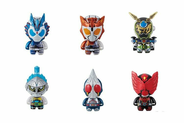 Кукла коллекционная унисекс BANDAI Kamen Rider, серия 07, капсульные игрушки, 6 шт.