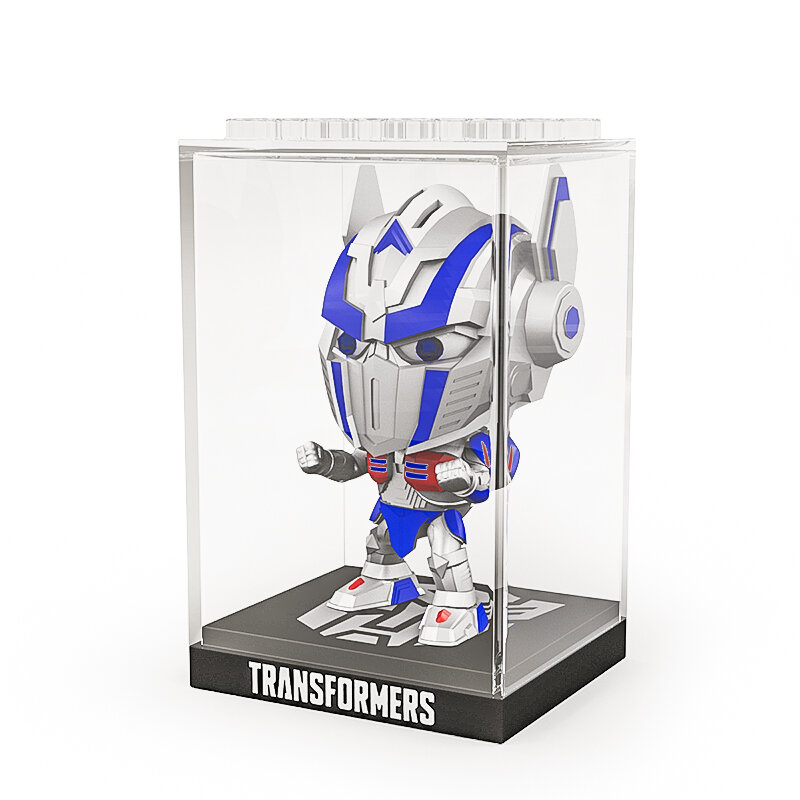 Фигурка унисекс NQD Bumblebee Optimus Prime Чиби со световыми эффектами и динамиком 10 см 1426137370, 1 шт.