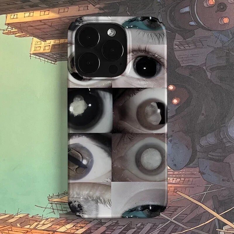 Акриловый чехол Ins Cold-style Eyes для iPhone 13