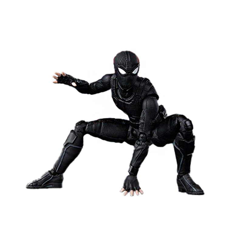 Фигурка унисекс BANDAI Spirits Limited SHF Stealth, Hero Expedition, Stealth Armor Black Scale Figures, Stealth Spider-Man
