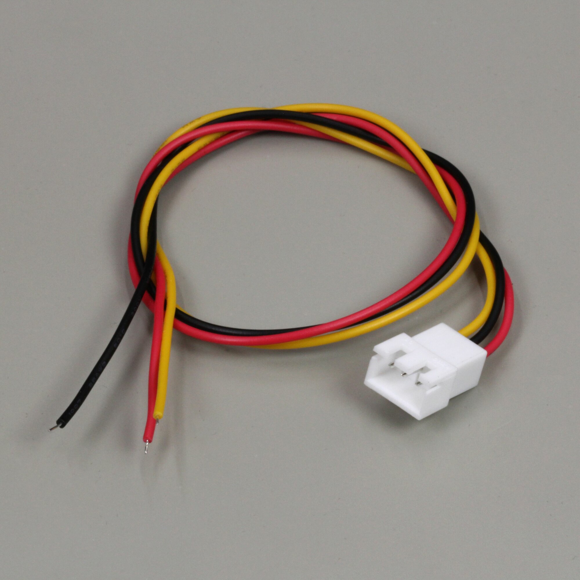 Разъем JST XH 3pin 2.54мм (female/мама) с кабелем 30см. (5шт.)
