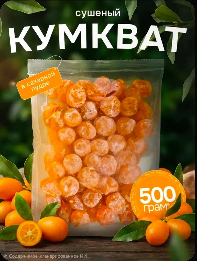 Кумкват Сушеный, 500 г