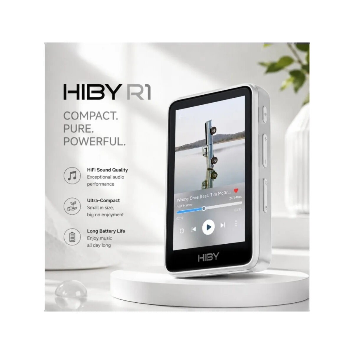HiBy R1 Портативный HiFi Mp3 Плеер Bluetooth 5.1 USB DAC