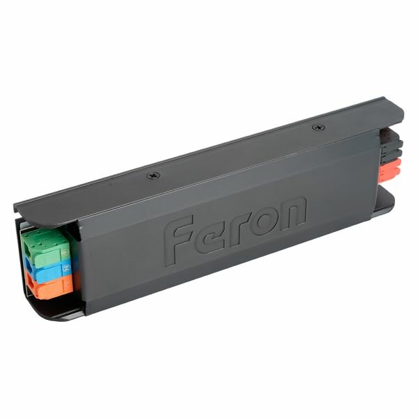 Трансформатор для светодиодной ленты с плавным пуском и диммированием Feron LB004 200W 24V IP20 52125