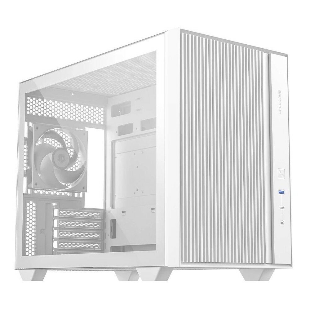 Корпус для ПК ID-Cooling FLOW 500 AIR White, Mini Tower, Micro-ATX, Белый (FLOW 500 AIR WH)