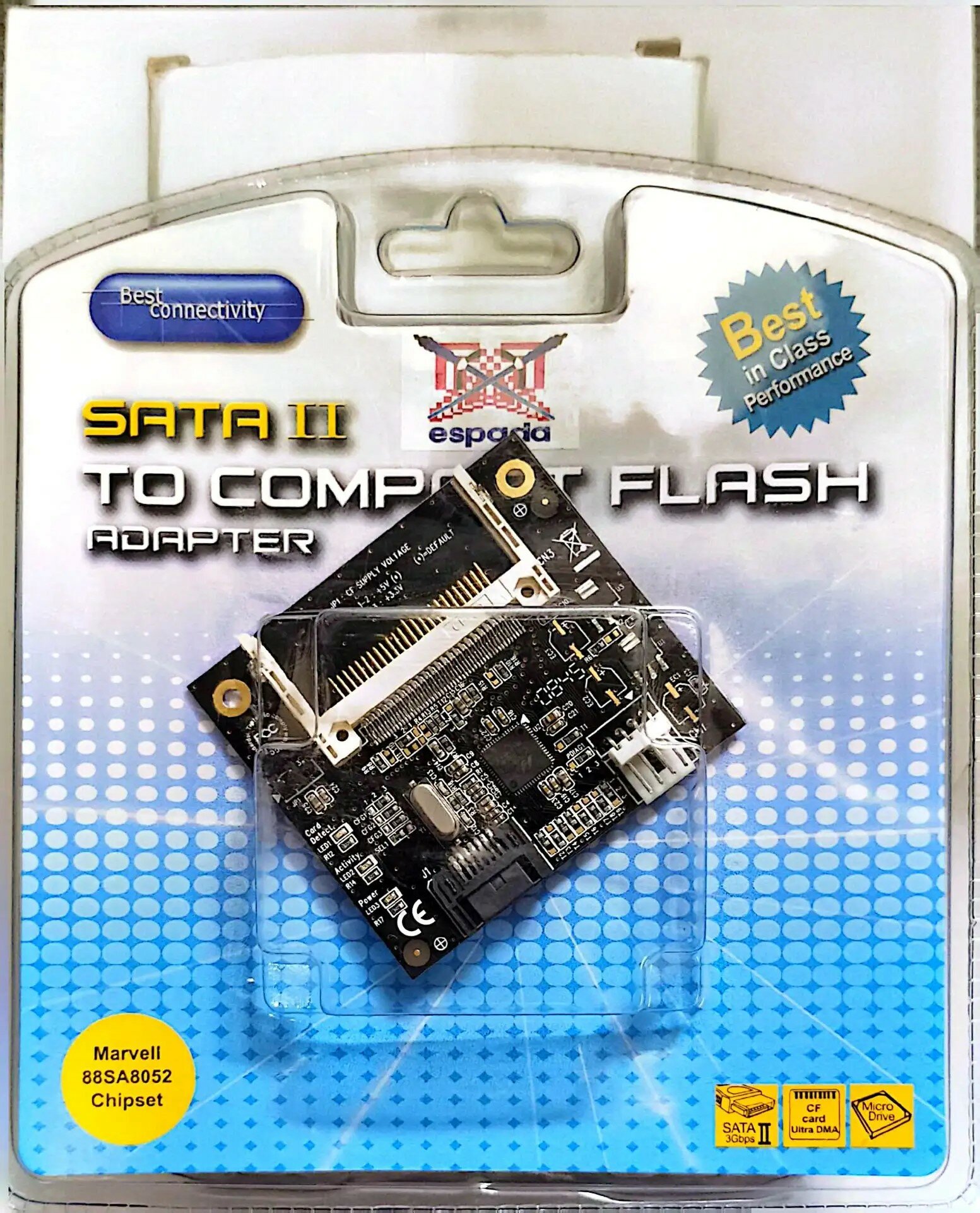 Адаптер CFcard --> SATA(m)/USB Espada