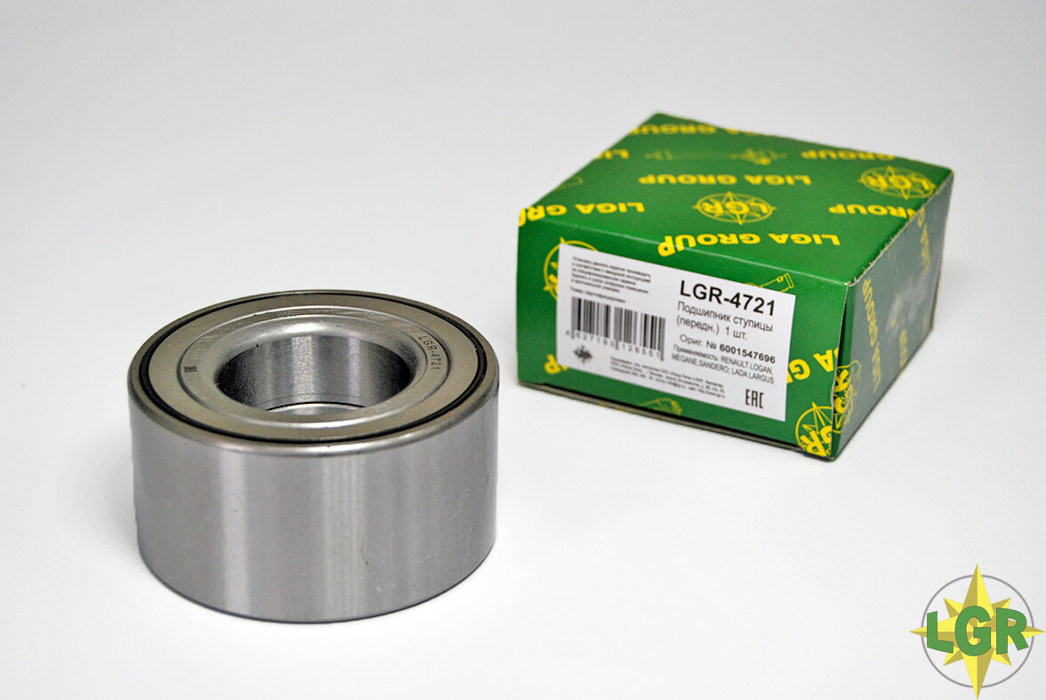 Подшипник ступицы LGR LGR4721 передний ABS- для Lada Largus, Vesta; Renault Logan