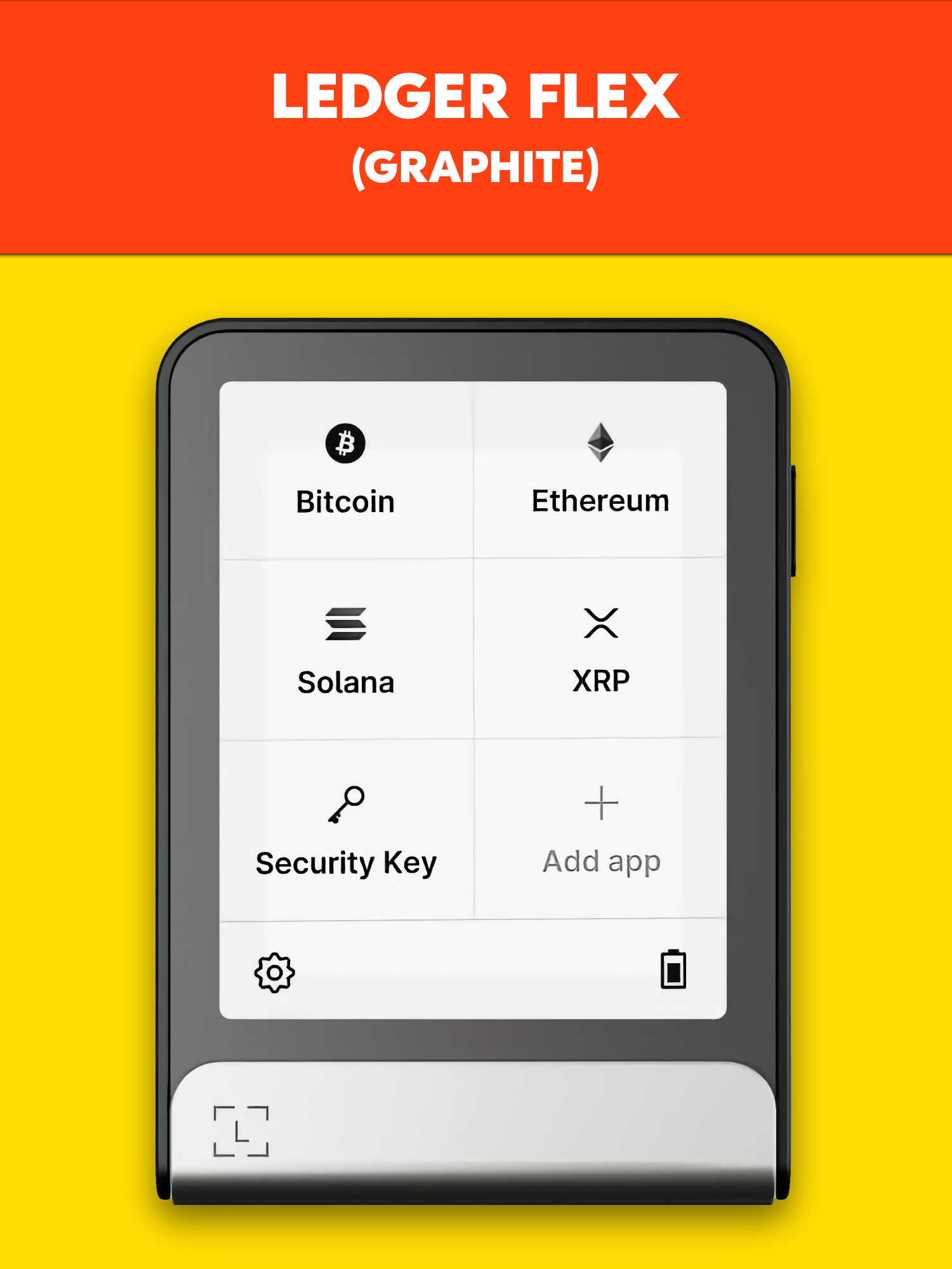 Аппаратный криптокошелек Ledger Flex (Graphite | Графитовый) холодный кошелек