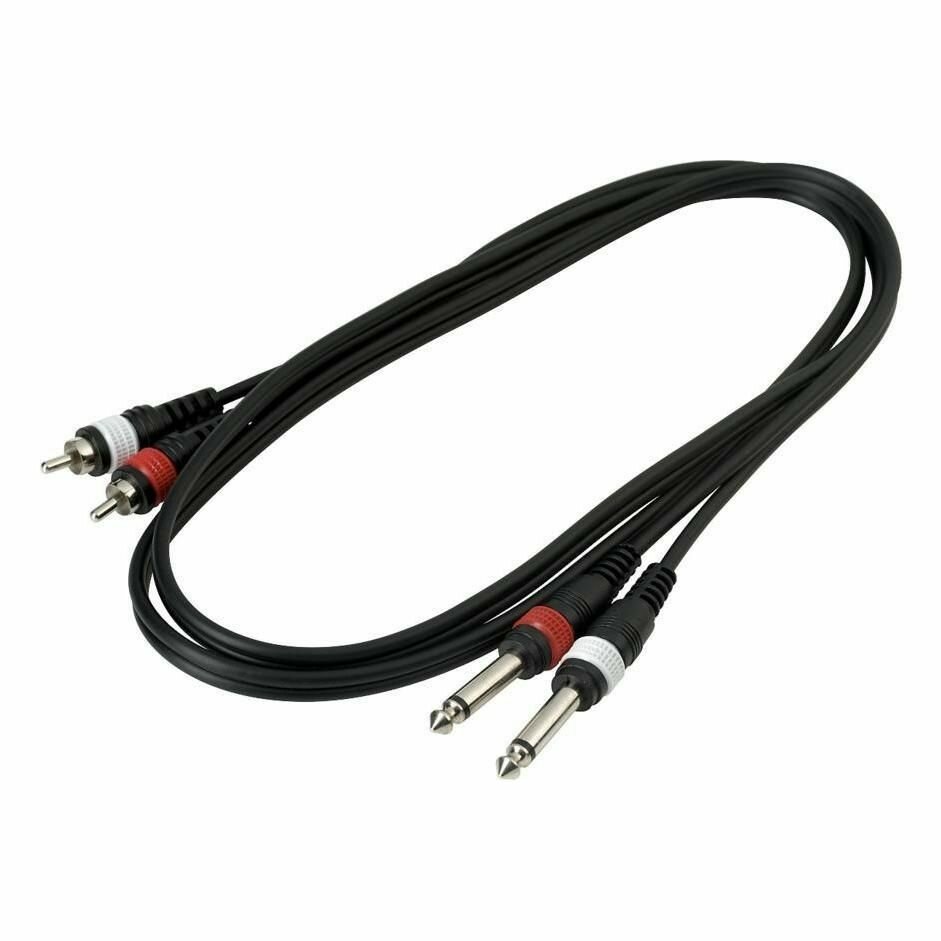 Кабель аудио 2xJack - 2xRCA Rockcable RCL 20932 D4 1.5m