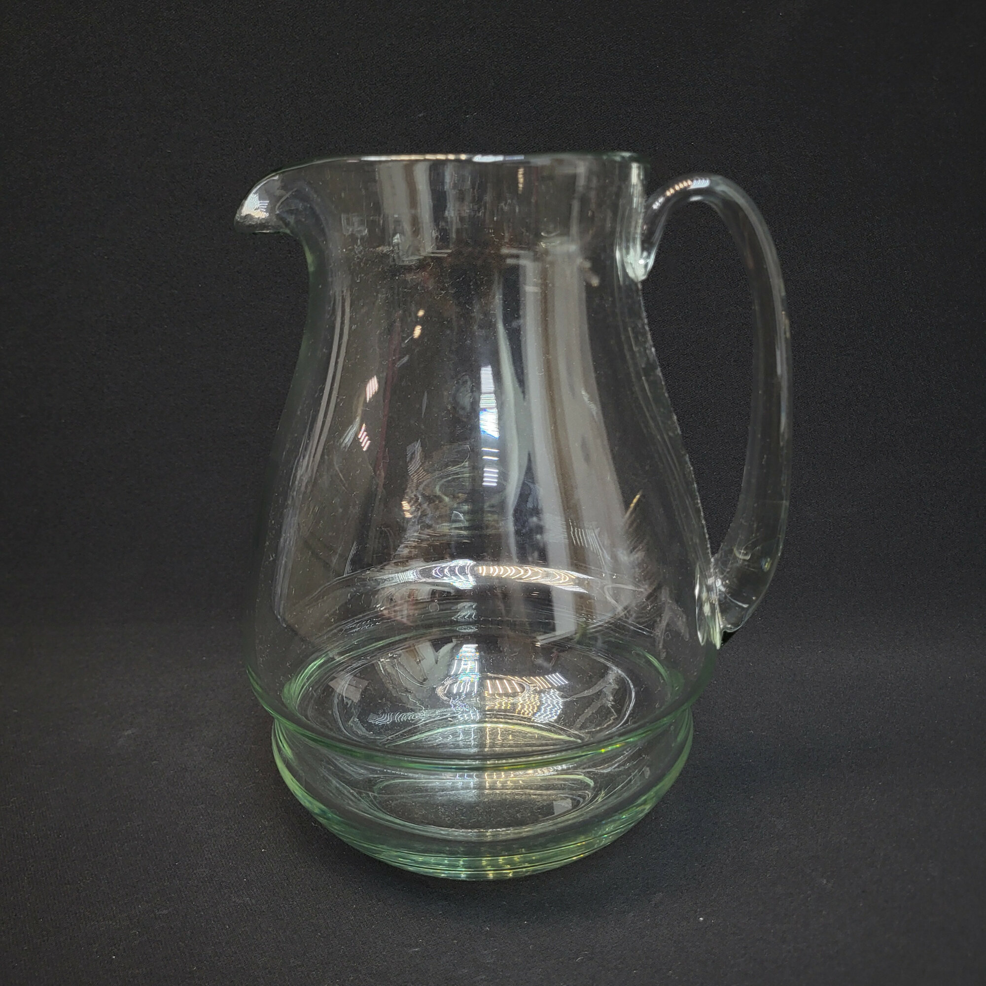 Кувшин винтажный, СССР. Прозрачное стекло, для воды или сока, классическая форма