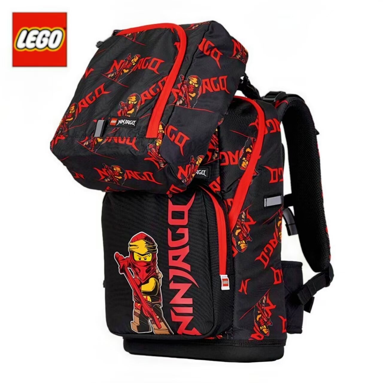 Рюкзак Lego для младших школьников с дополнительной мини-сумкой, для 1–3 классов, модель 20238