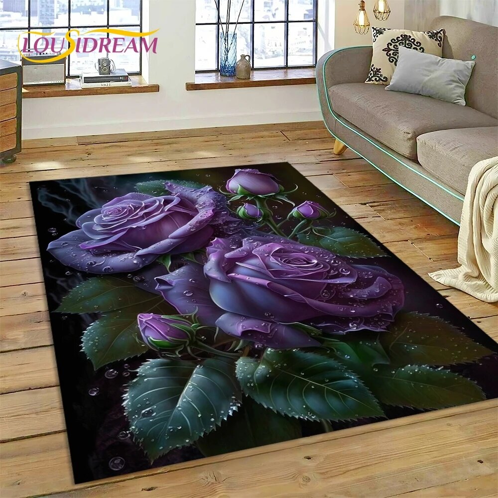 Ковёр LOUSIDREAM Nordic Love Фиолетовый, 120x160cm( 47x62in ), 14