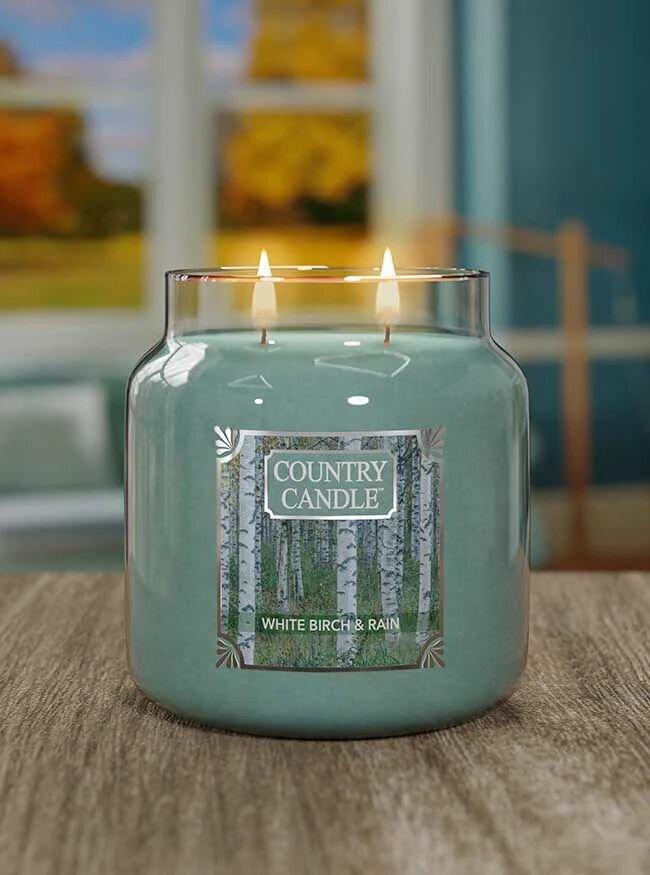 Kringle Candle свеча ароматическая White Birch and Rain ( 510 грамм)