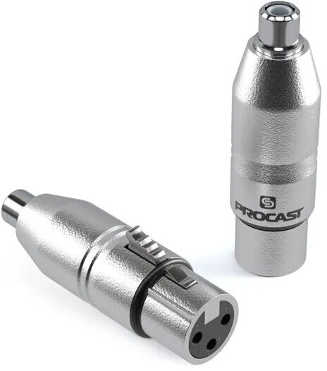 Переходник XLR - RCA PROCAST Cable B-XLRf/RCAf — фото 1