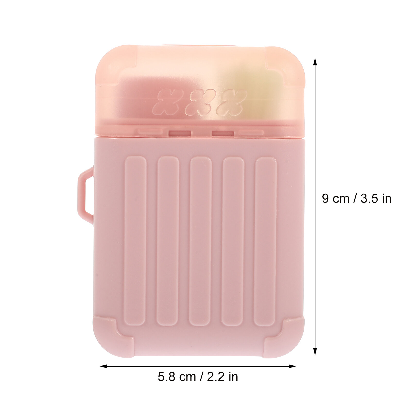 180 Штук Диспенсер Для Ухода За Проколотыми Ушами Розового Цвета 9x5.8 Cm
