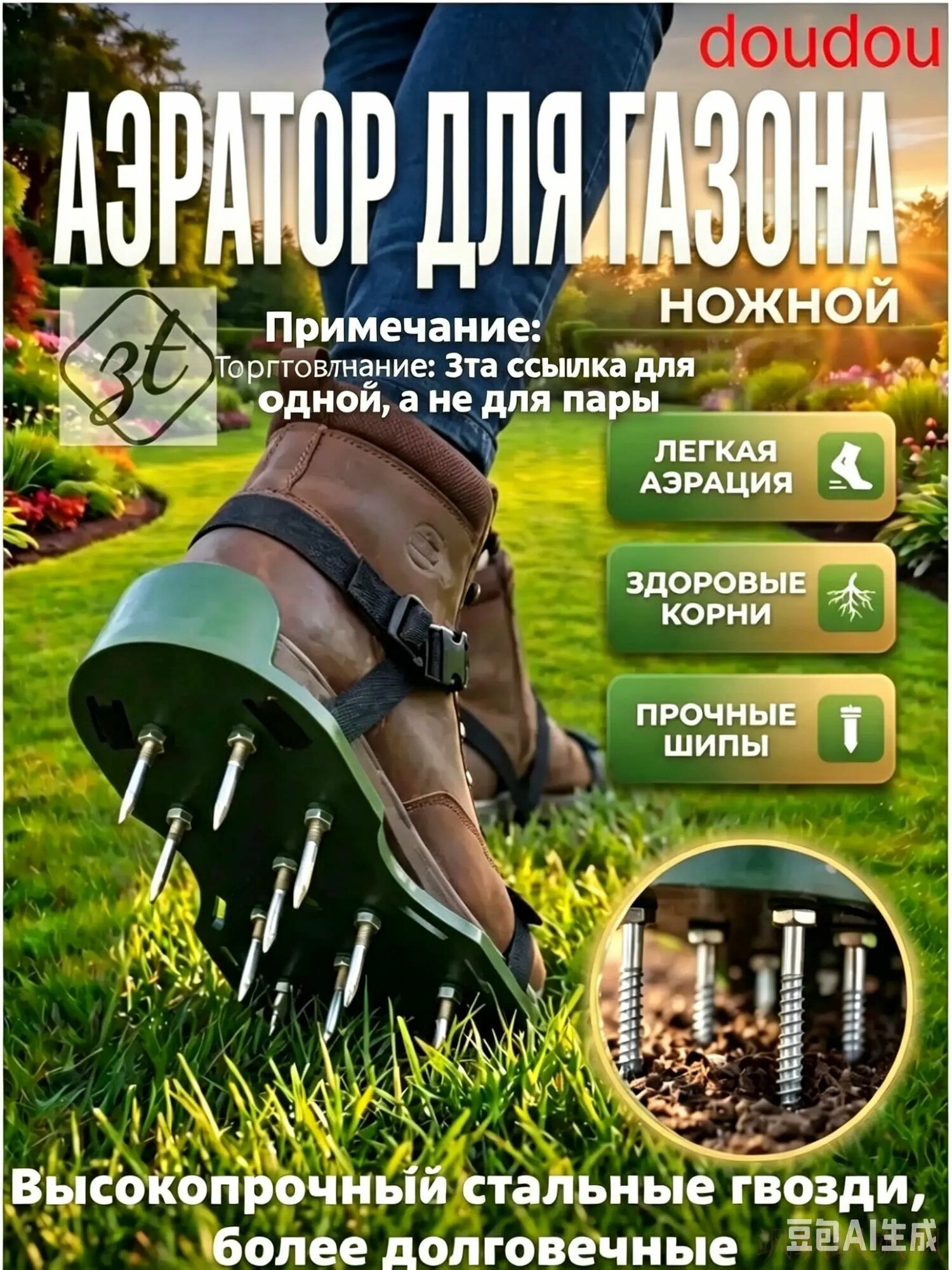 Аэратор для газона ручной