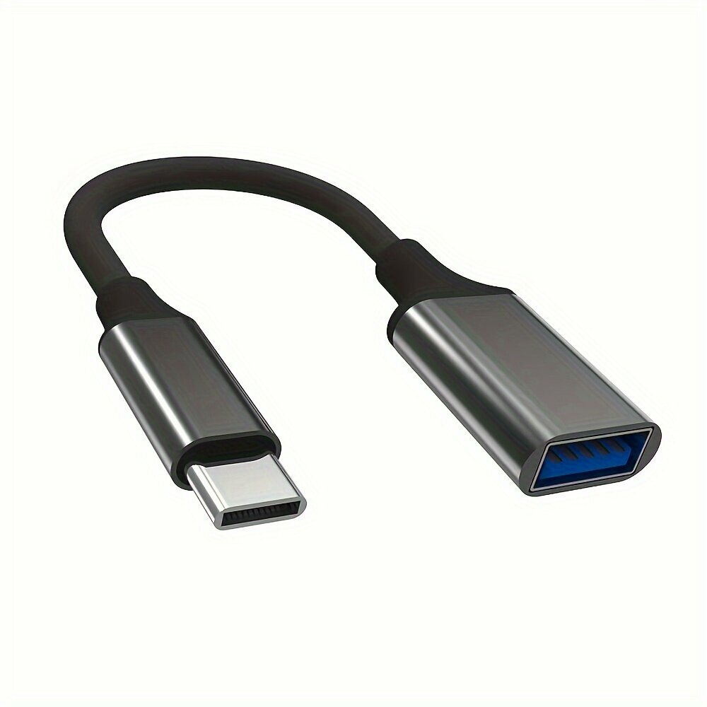 Адаптер-кабель OTG USB 3.0 Type-C, черный