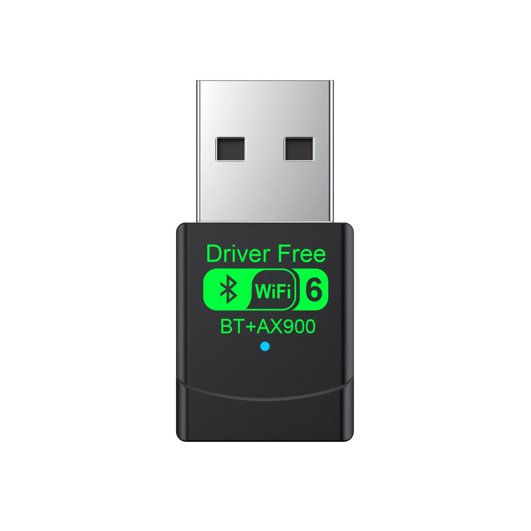 Сетевой адаптер Wi-Fi 6 AX900 с Bluetooth 5.4, двухдиапазонный 2.4/5 ГГц, USB, Plug and Play, 2-в-1