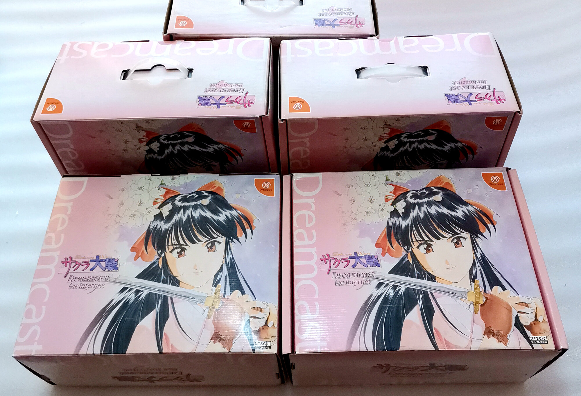 SEGA Dreamcast Sakura Wars Limited Edition Игровая Консоль Розовый Цвет Японский Импорт Новый Неповрежденный