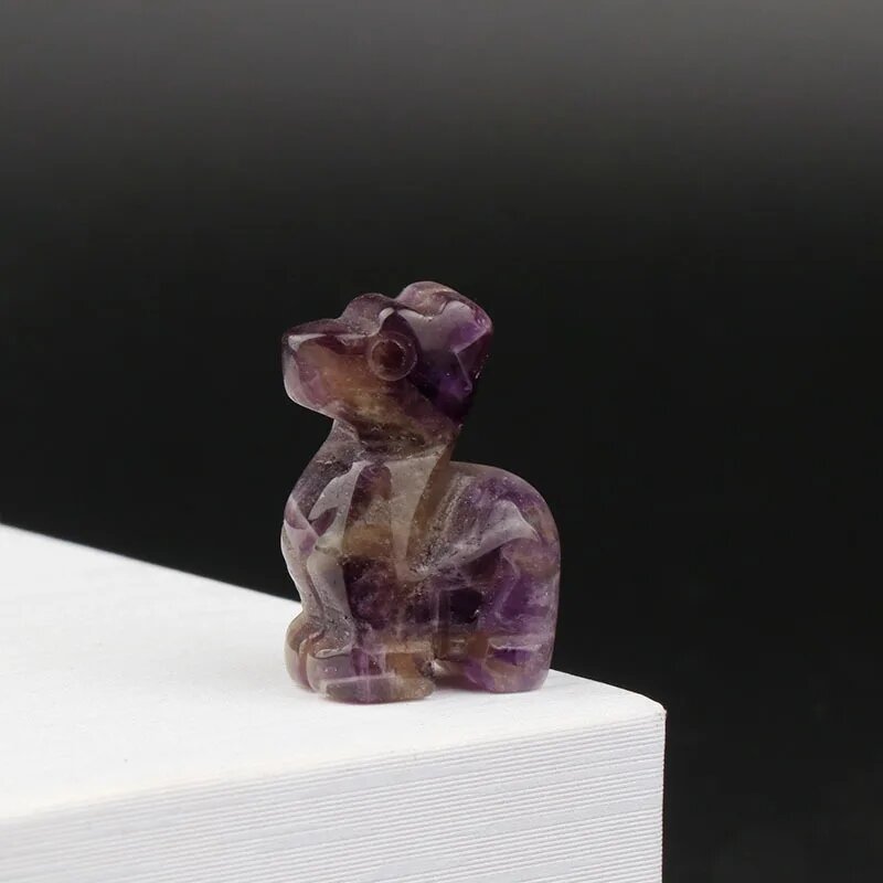 Статуэтка оленя из камня Karen Scott KS amethyst