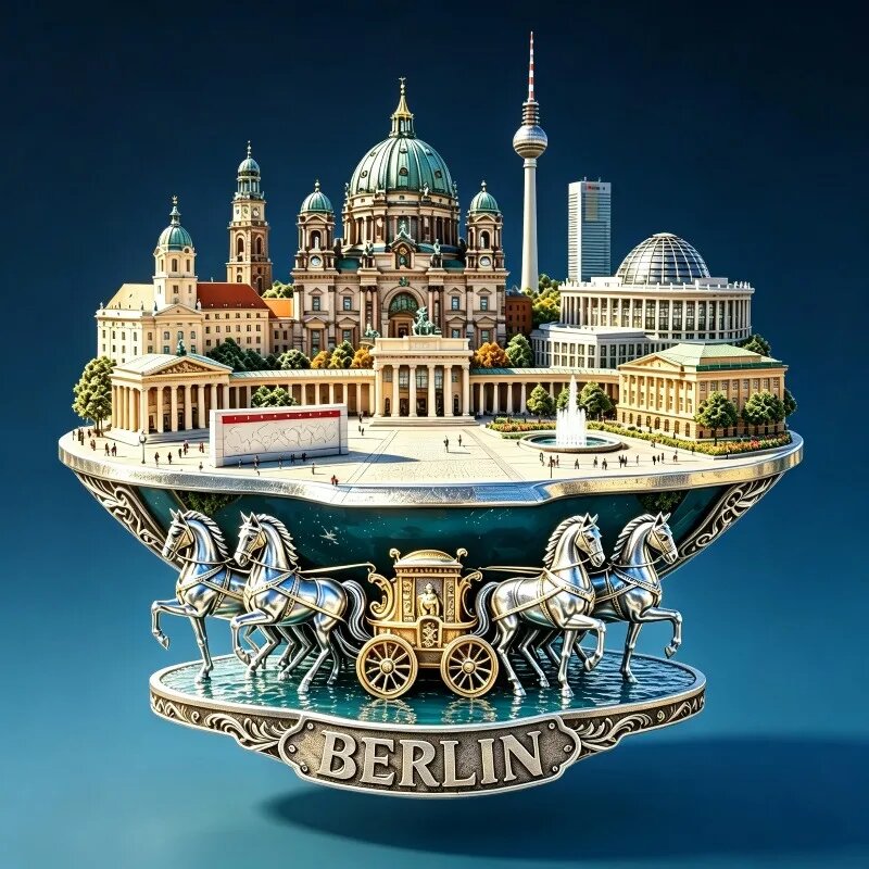 Магниты для холодильника Смола+магниты набор 1 шт. Berlin