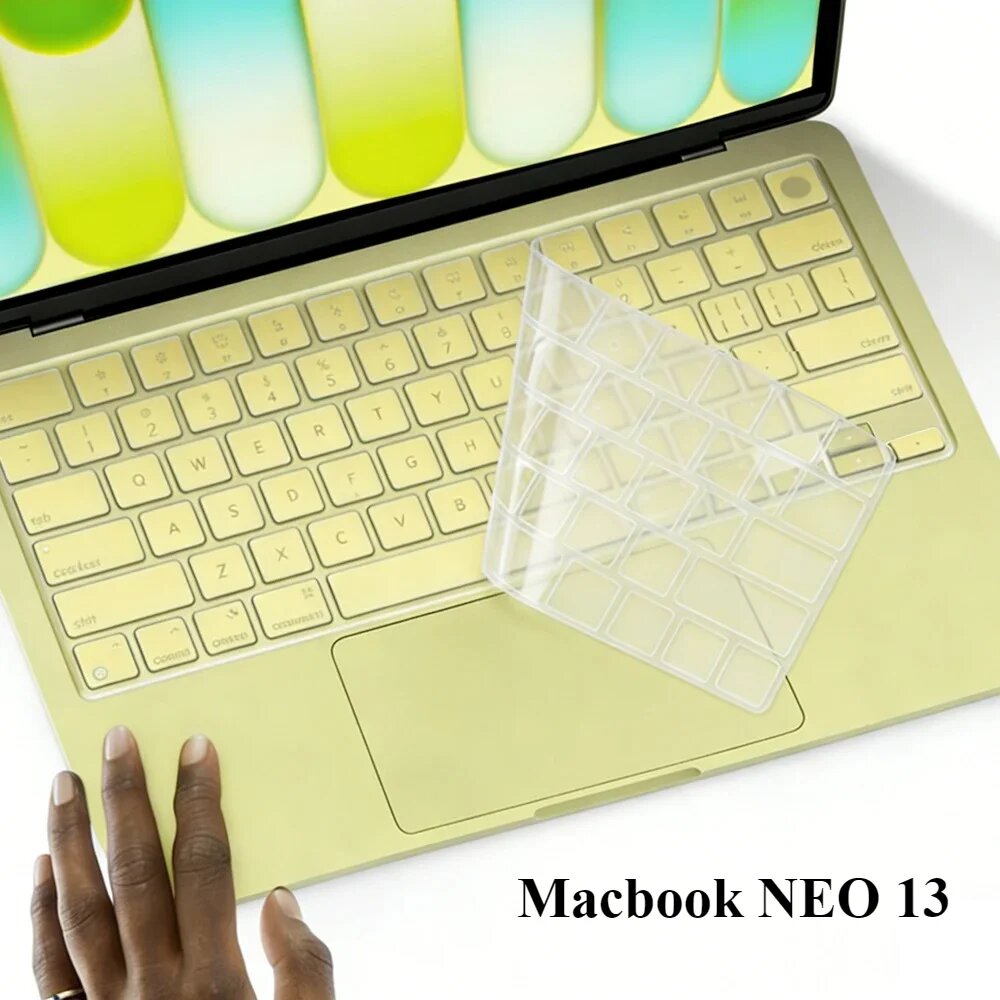 Силиконовый чехол для клавиатуры MacBook Neo 13" US