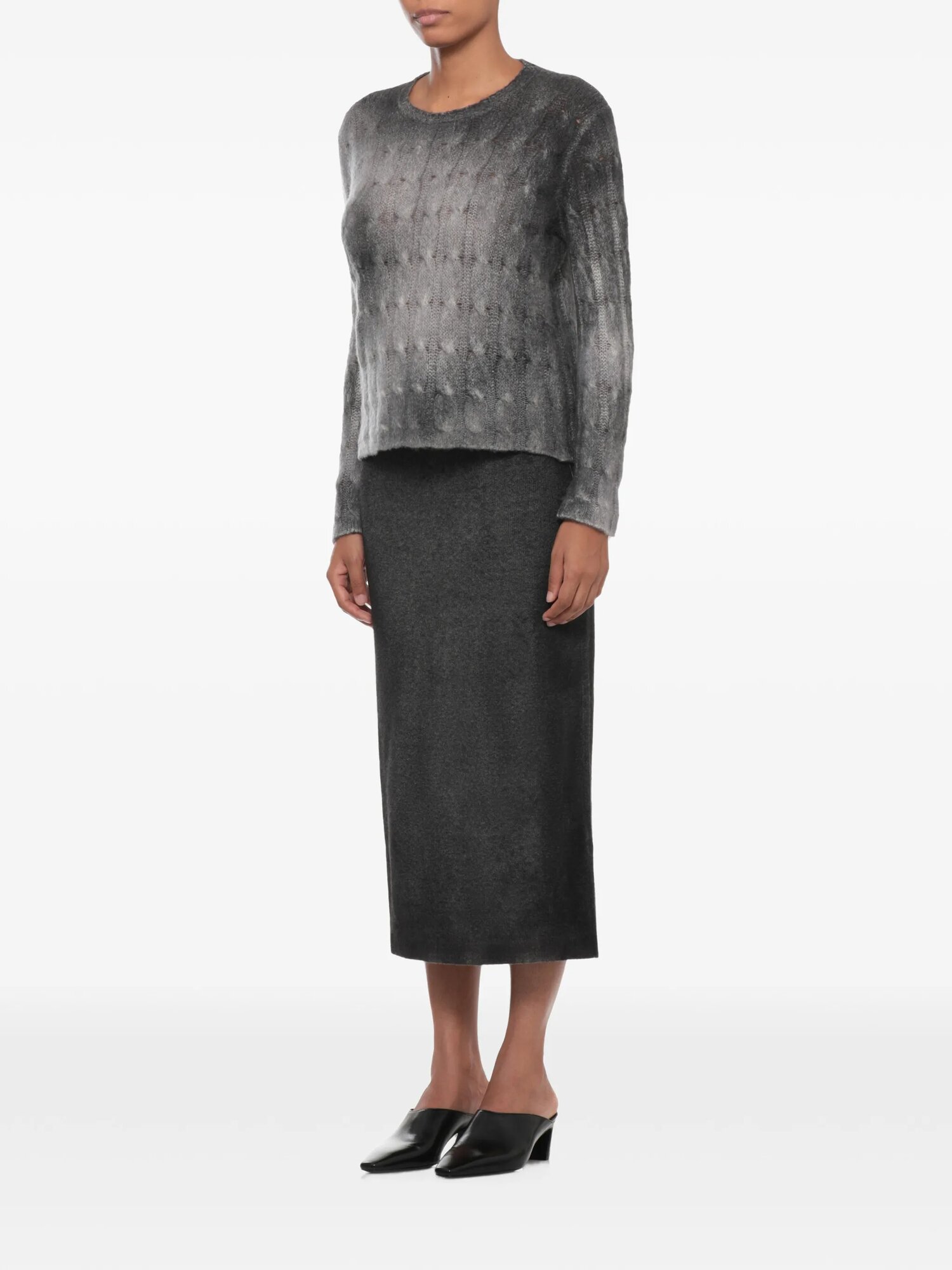 Свитер Avant Toi Cable-knit tie-dye sweater, размер 42 — фото 1