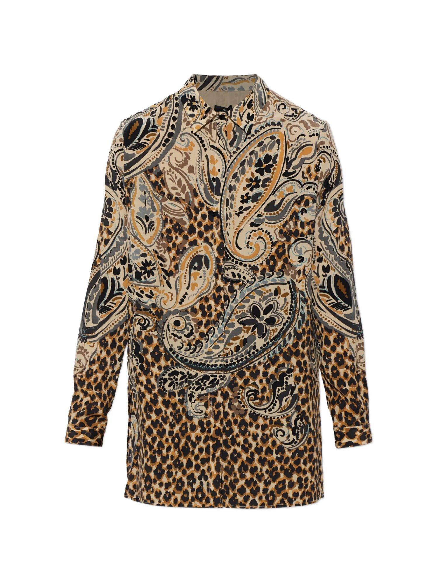 Рубашка Leopard-pattern shirt