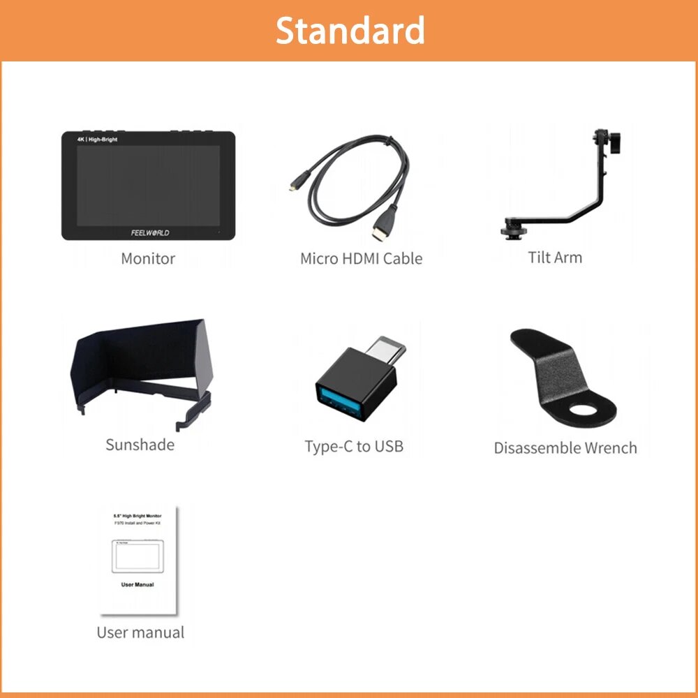 FEELWORLD F6 Pro 5.5 дюйма монитор F6 PRO Standard
