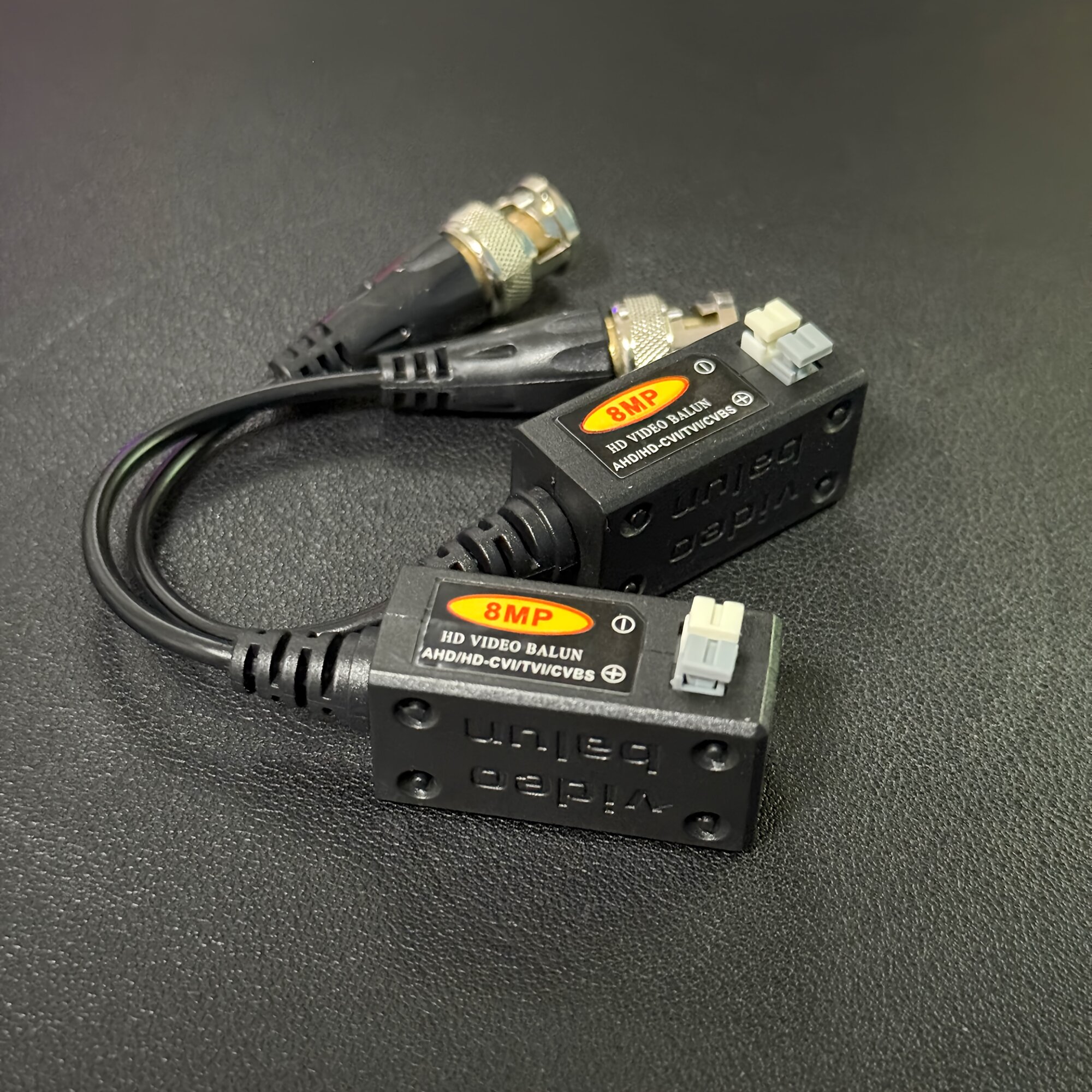 1 пара передатчик витой пары HX-CA10, 8MP видеобалун, кабель-удлинитель BNC-Ethernet, коаксиальный, разъем мама-папа, с электропроводкой для помещений, для систем видеонаблюдения