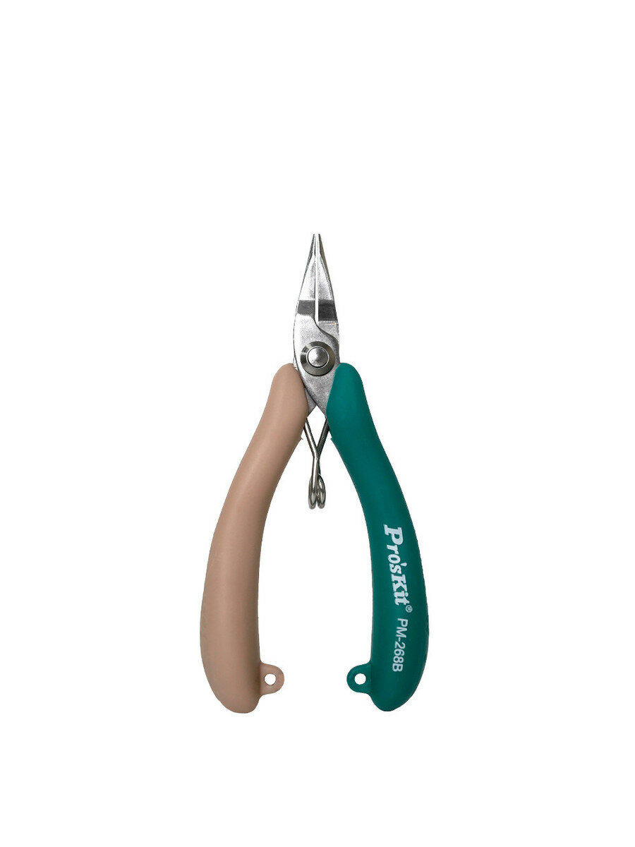 Длинногубцы с разноцветными рукоятками Pro'sKit PM-268B